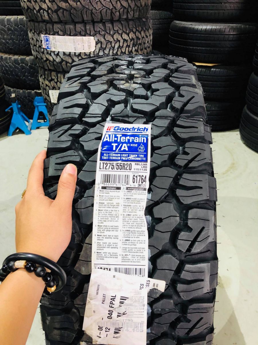 Lốp địa hình 275/55R20 BF Goodrich KO2